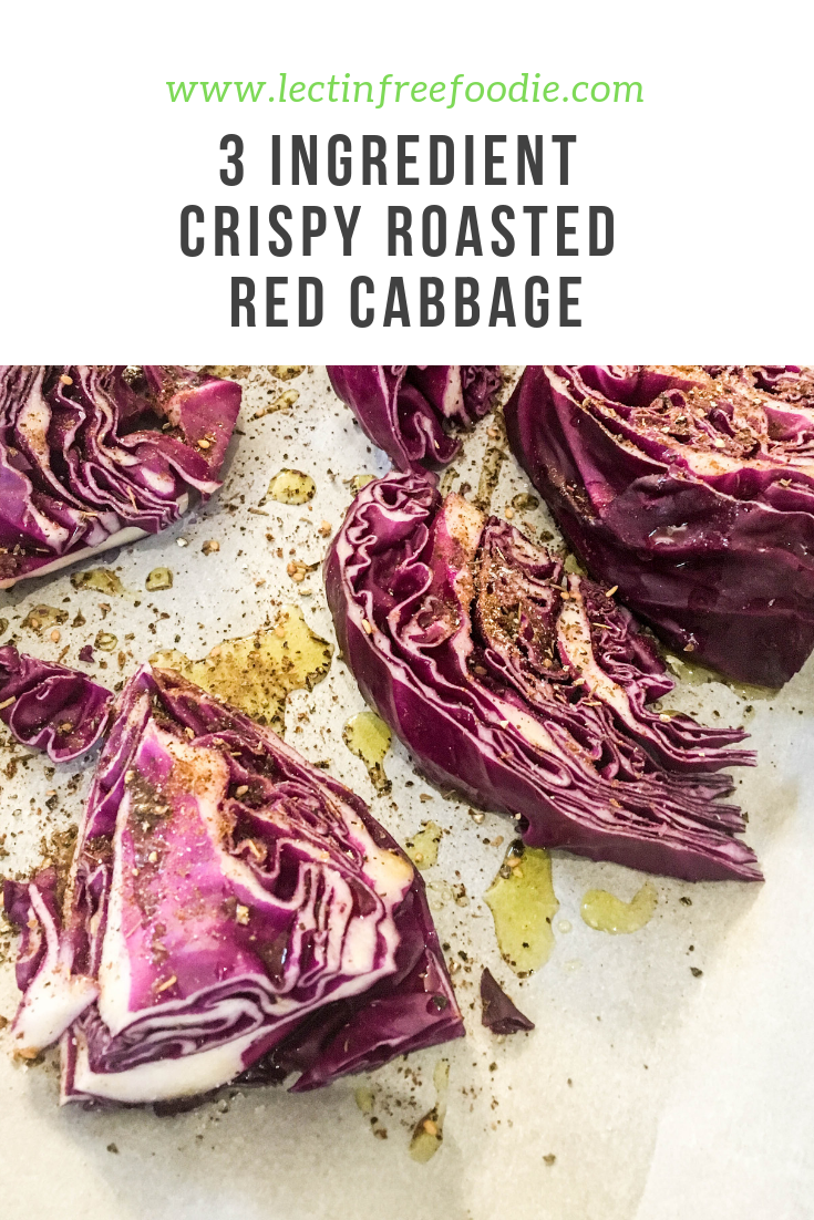 Crispy Roasted Red Cabbage - Easy Low Carb Recipe
